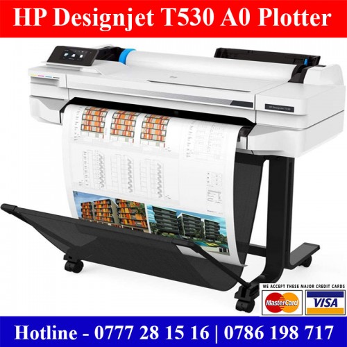 HP Designjet T530 A0 Plotters Sri Lanka | HP T530 A0 CAD Printers